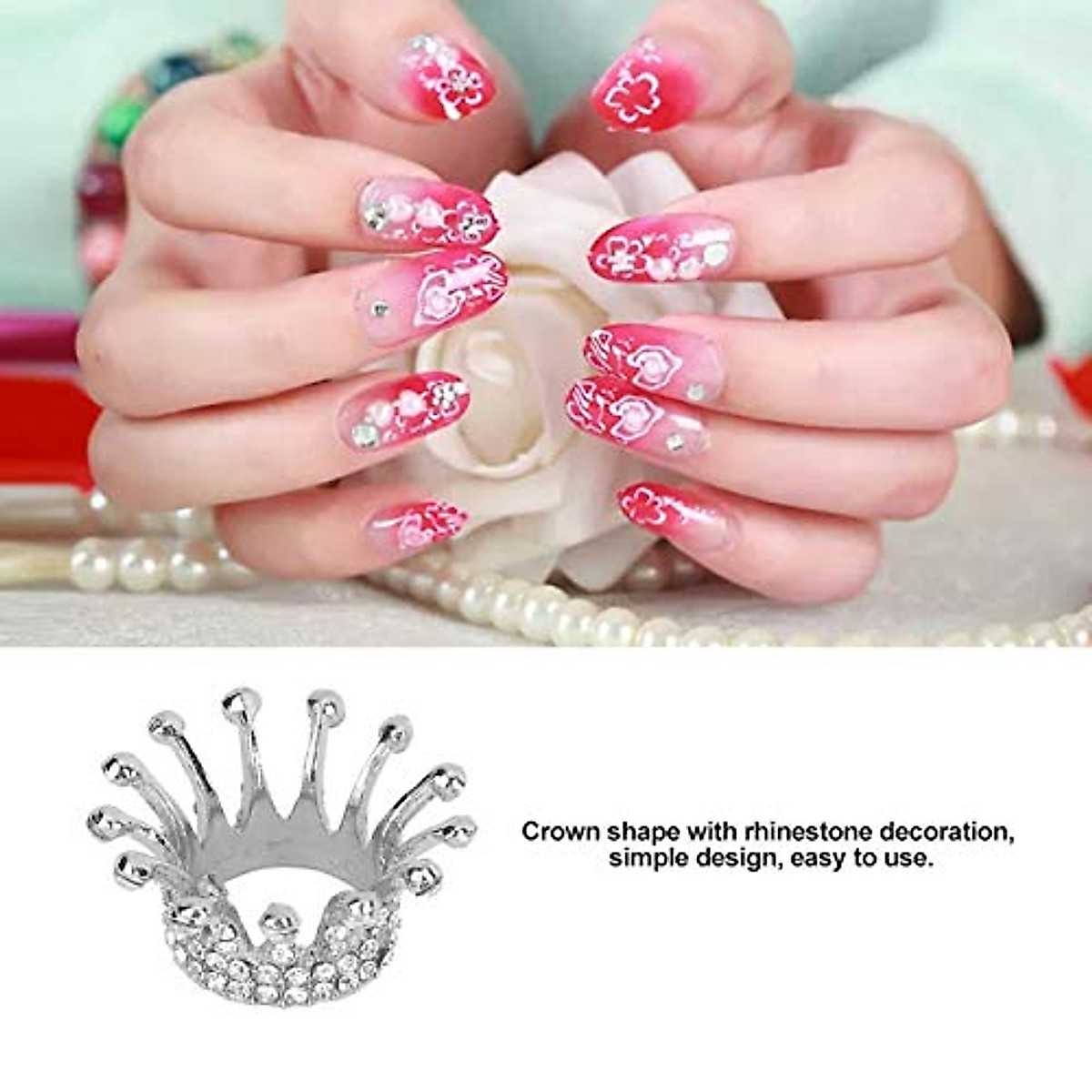 Nail Art Brush Holder, 3 Types Crown Design Nail Art Brush Holder Set Pen Displayer Stand Tools Brush Holders(2)