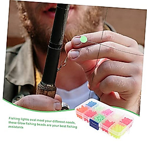 TOKIDNY 4000 pcs Colorful Float Bait Glow Lake for Night Tools Sea Fishing Assorted Line Saltwater Beads Gear Eggs Freshwater Mmplastic Color Luminous Round Mix Accessories River