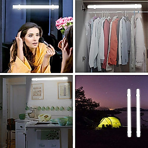 Shineslay LED Mirror Lights, USB Portable Vanity Lights, Touch Control Rechargeable Cordless Makeup Light for Mirror for Makeup Closet Bedroom Bathroom