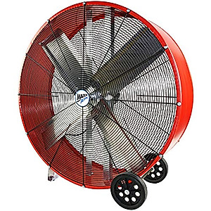 MaxxAir BF30DD REDUPS 30-Inch Direct Drive Commercial Fan, Red