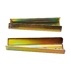 Dahszhi 4Pcs Interlocking Sofa Connector Bracket,Furniture Assemble Fixing Joint Connectors Bands Flush Mount Hanger,Taper 4.72"/120mm Colorful