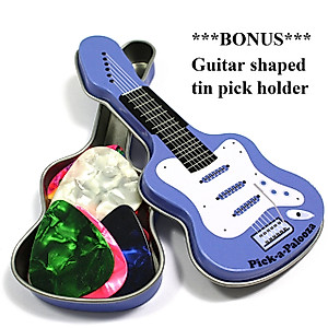 Pick-a-Palooza Guitar Pick Pack Custom Strips For Your Guitar Pick Maker - Great Variety Of Strips For Making Guitar Picks With Any Pick Punch - Pearloid