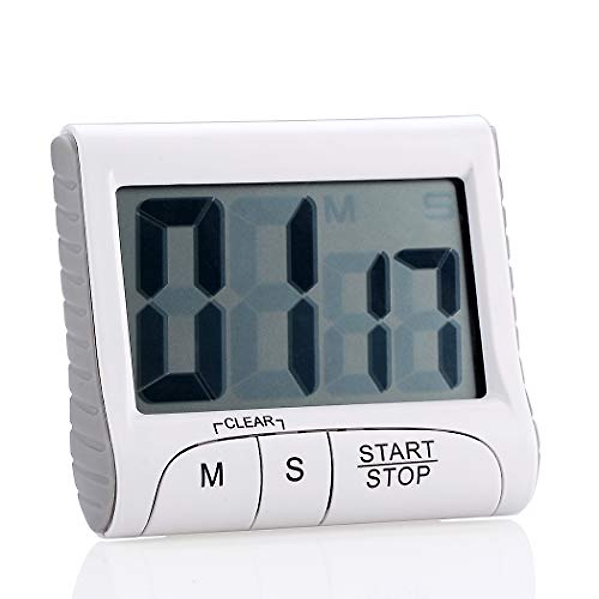 Digital Kitchen Timer/Cooking Timer,Count Down Count Up with ON/OFF Switch, Magnetic Back Big LCD Display, Loud Sounding Alarm,Retractable Stand