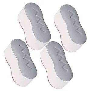 Outanaya 4pcs Toilet Cushioning Pads Toilet Seat Risers Toilet Stool Toilet Kit Replacement Seat Bumper Toilet Seat Pads Toilet Lid Gaskets Toilet Lid Lifter Home Toilet Gaskets Bidet