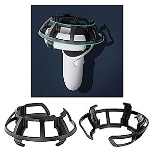 Ronyme Anti-Shock Controller Frame Guard Cover Protective for Oculus Quest 2 Anti-Throw Handle Protective Practical Non Slip Dustproof
