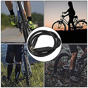 9 Pin E-Bike Motor Extension Cable, Female to Male Electric Bike Wire, Waterproof E-Bike Cable Conversion Kit, Wheel Motor Extension Cable for E-Bike(1.5x600mm)