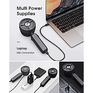 Mini Handheld Fan,New Semiconductor Refrigeration Hand Fan for Fast Cooling ,USB Rechargeable Fan Personal, Battery Operated 3 Speed Small Fan,Mini Size perfect for Kids,Home,Outdoor,Office,Travel