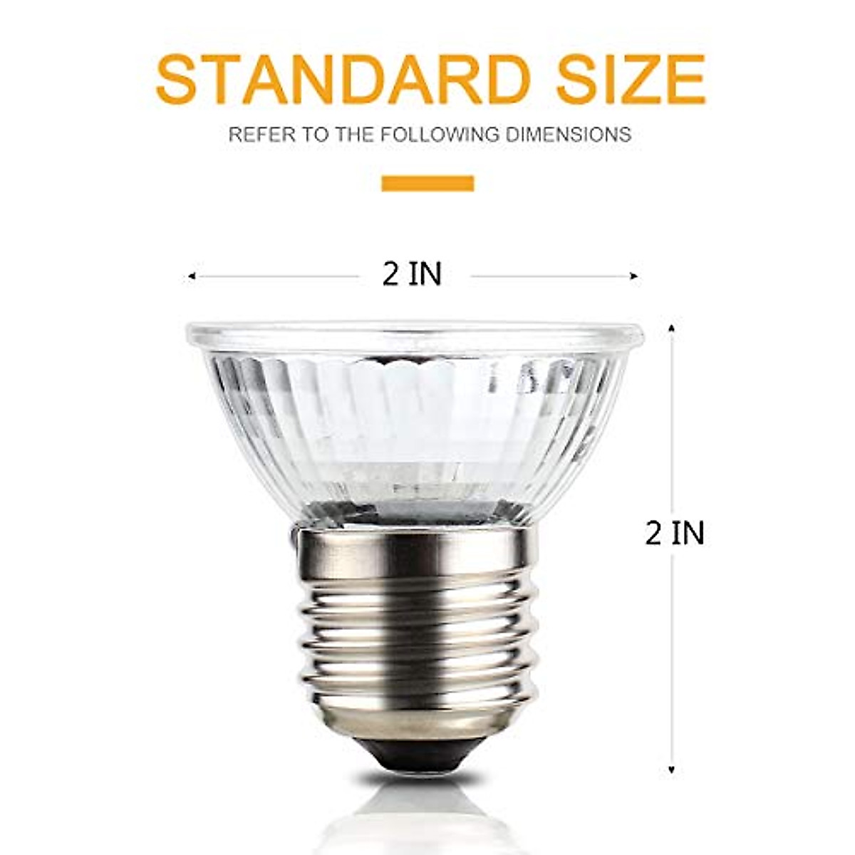 75W Sun Basking Lamp Full Spectrum Sunbathe Reptile Heat Lamp Growing Bulbs for Turtles Lizards 6 Pack