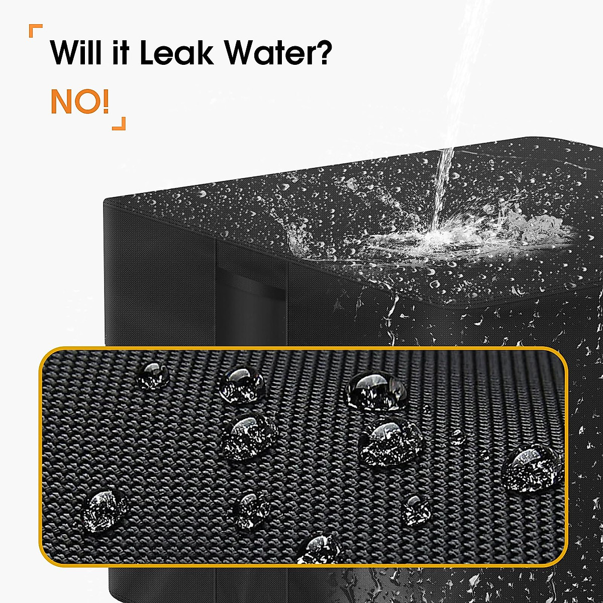 POMER Fire Pit Cover, 30 Inch Square Firepit Covers for 28-30 Inch Gas Fire Table Waterproof Outdoor Fireplace Cover - 30x30x25 inch