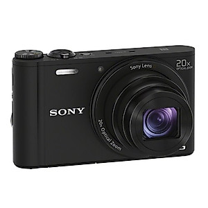 Sony DSCWX350 18 MP Digital Camera (Black)