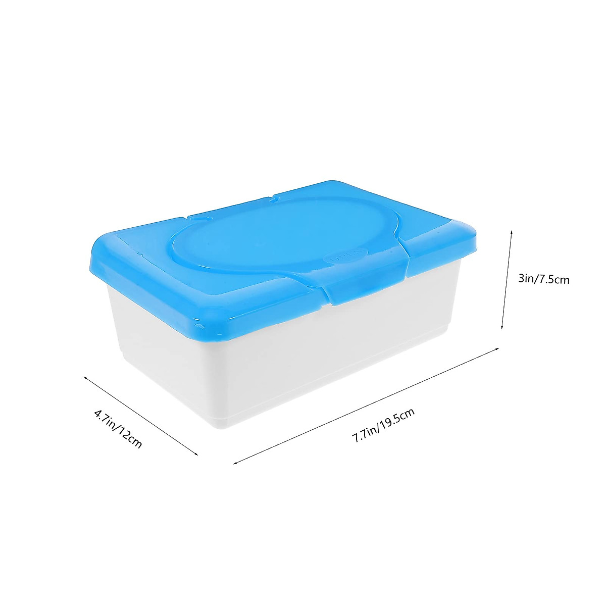 ARTIBETTER Wipes Dispenser Box Diaper Wipes Dispenser Baby Wipes Case Baby Wipe Holder Rectangular Paper Towel Container Dustproof Storage Organizer 2pcs…