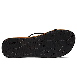 Volcom Women's Thrills Sandal Flip-Flop, Black-New, 6