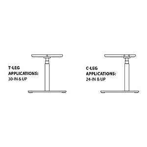 Uprite Ergo Under Desk Long Fit Pen & Pencil Drawer & Slim Organizer for Height Adjustable Desks (White, 33 x 9.5)