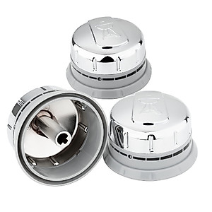 only fire Burner Knobs, 3PCS Gas Control Knobs Replacement for Weber Genesis 300 Series Gas Grills (Year 2011-2016 Models)