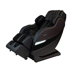 KAHUNA MASSAGE CHAIR SM-7300 Dark Brown/Black for Premium Quality Comfort and Relaxation at Home-Total 9 Auto Programs Including 4 Special Programs with SL-Track Rollers - White Glove Delivery