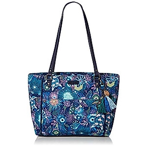 Sakroots womens Bag in Eco-twill, Large & Roomy With Zip Closure, Sustainable Durable Design, Lining Made fro tote, Royal Blue Seascape, One Size US