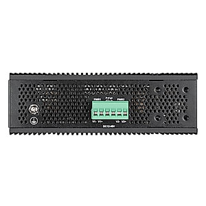 D-Link 12-Port Gigabit Industrial Smart Managed Switch | 10 10/100/1000BASE-T Ports + 2 10/100/1000BASE-T Ports + 2 SFP Ports | Layer 2 | 6kV Surge Wide Temp (DIS-200G-12SW)