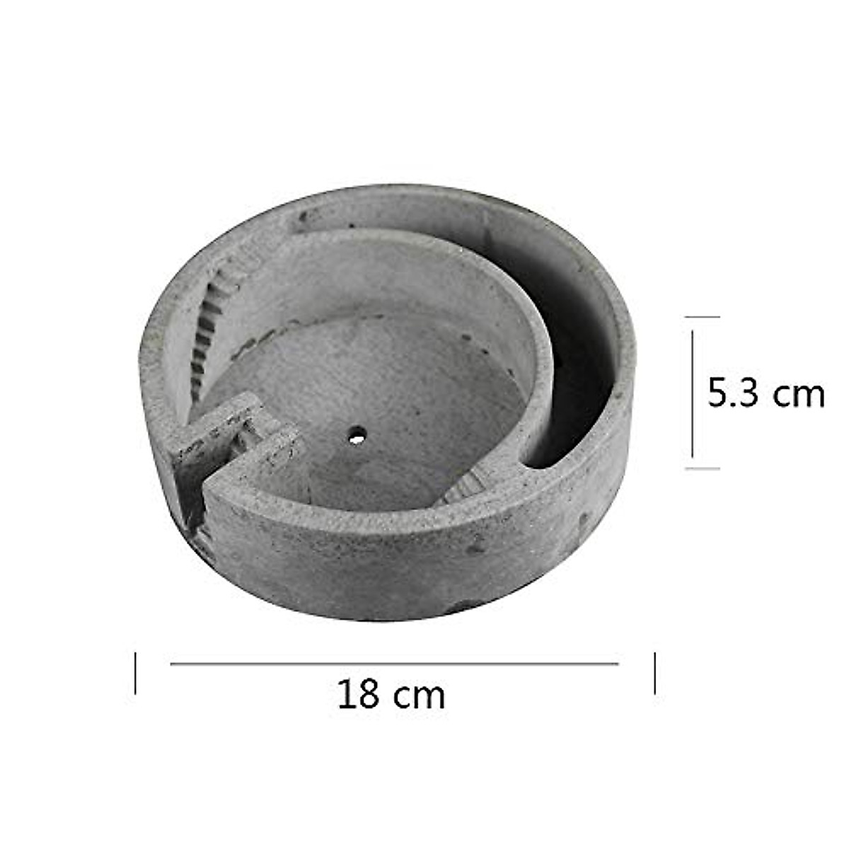 NICOLE Silicone Mold Concrete Flower Pot Mould Castle Shape Cement Planter Garden Bonsai Decorating Tools
