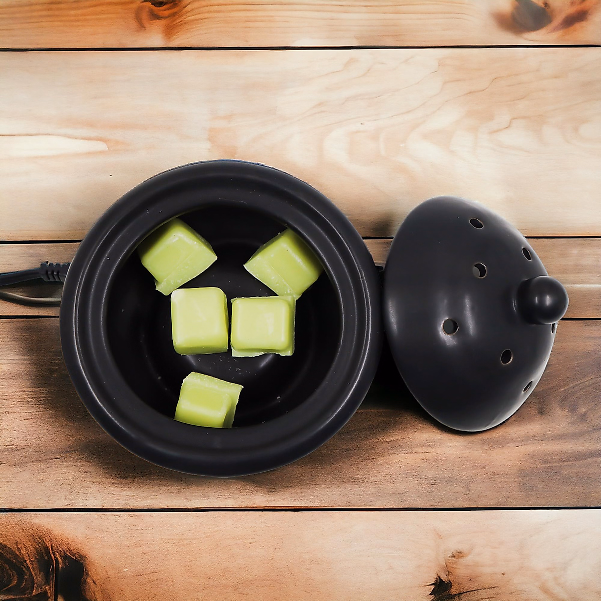 Hosley® Enchanting Aromas 5" High Electric Liquid Potpourri Pot Ceramic Warmer 110 Volts Stylish Home Fragrance Solution Compact Decor Accent for Customizable Scents Plug-and-Play Convenience for Cozy