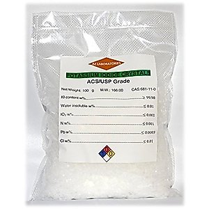 Potassium Iodide, USP Grade 100 Grams. Fine Crystals Powder, USP, 100%, Same Day Ship
