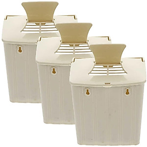 Balacoo Bird Nesting Box, Parrot Breeding Box Hanging Bird Nest Breeding Box Cage Bird Plastic House for Parakeet Finch Cockatiel Lovebird Budgie Conure 3pcs