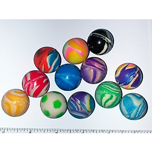 ~ 12 ~ Hi Bounce Balls ~ 27mm 1 Inch ~ New