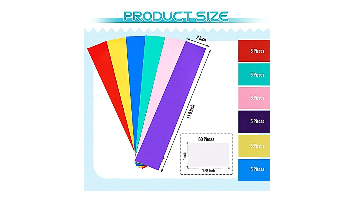 Shop Durable Library Book Dividers for Shelves - 30 Piece Set