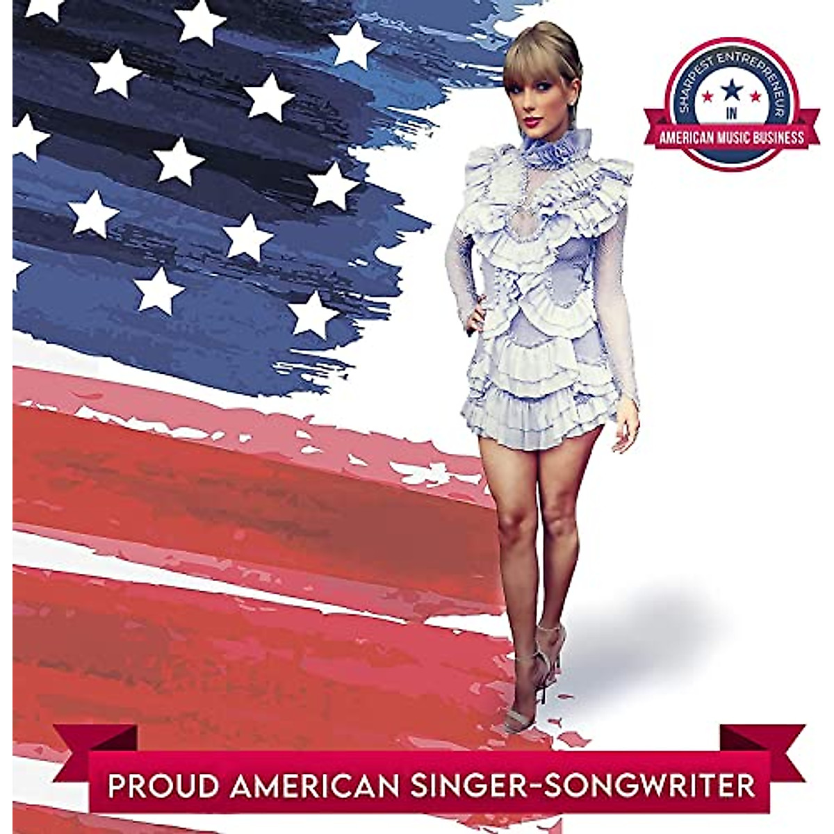 MOSAIC GROUP - Taylor Lifesize Cardboard Cutout Poster Standee | Give This Life Size Standup Merch As Gift to Any Swift Fan | Perfect for Parties, Events, and in Your Room | 5'9" Tall