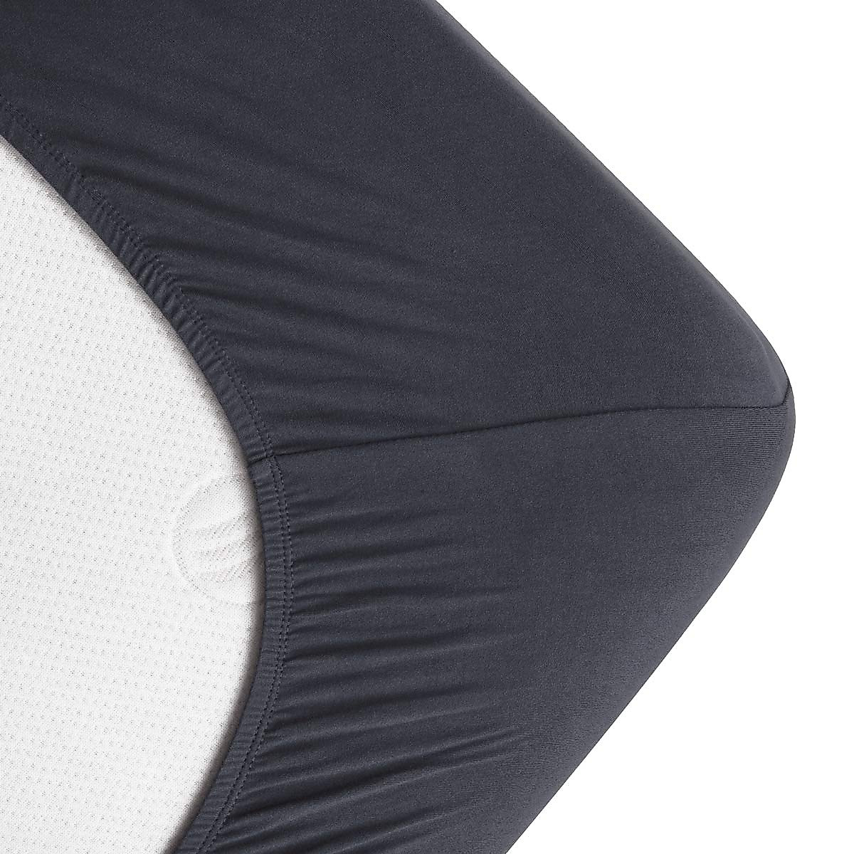 Fitted Sheet- COSMOPLUS Full Fitted Sheet Only（No Flat Sheet or Pillow Shams）,4 Way Stretch Micro-Knit,Snug Fit,Wrinkle Free,for Standard Mattress and Air Bed Mattress from 8” Up to 14”,Gray