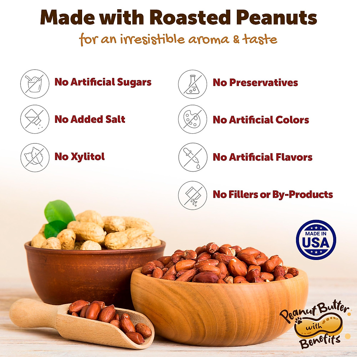 Riley's Calming Peanut Butter for Dogs - Dog Peanut Butter Calming Aid - Separation Anxiety Relief for Dogs - 8.46 oz