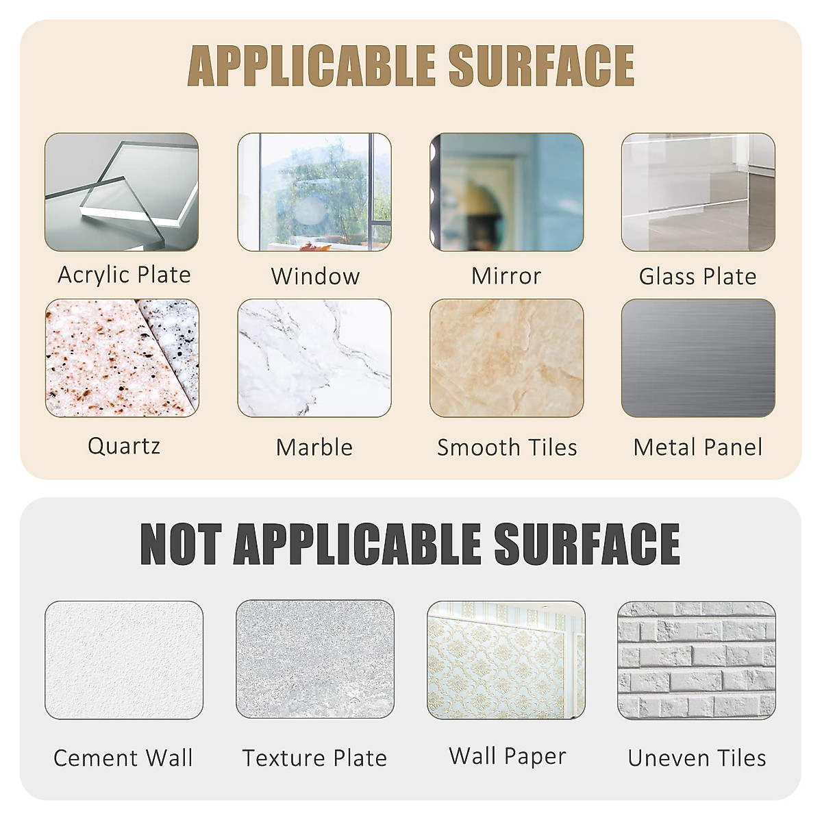 HOMEBROS Kitchen Utensil Rail Rack, 2 Packs Adhesive Utensil Rack Holder with 6 Hooks No Drilling Wall Mounted Hanger for Kitchenware Cups Mugs Towels - Black