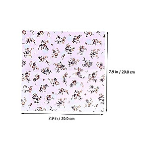 Sewing Fabric 50pcs Quilting Fabric Quilted Comforter Comforters Floral Fabric for Clothes Craft Fabric Scraps Quilting Fabric Squares DIY Floral Printed Fabric Sewing Fabric