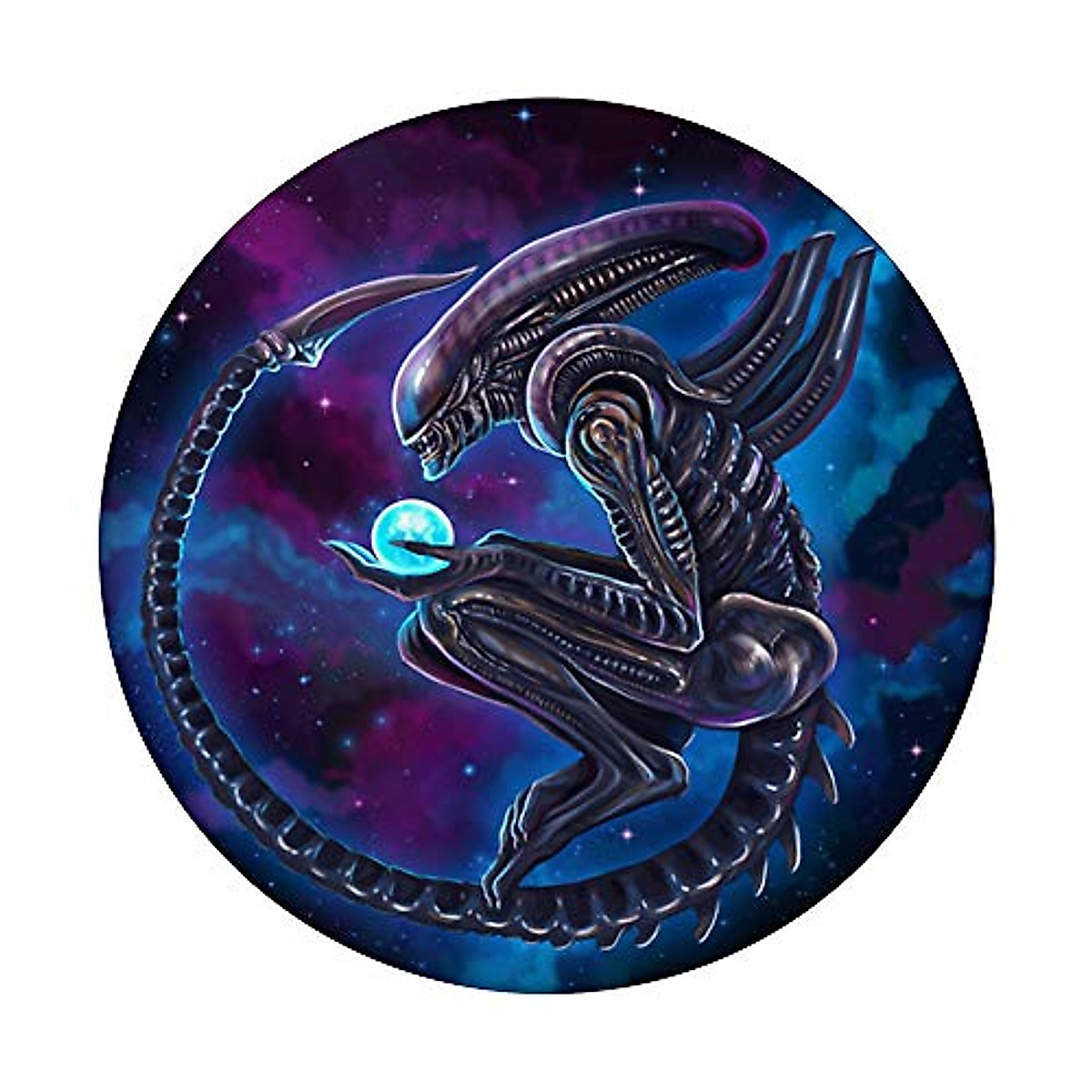 Xenomorph with pearl PopSockets PopGrip: Swappable Grip for Phones & Tablets