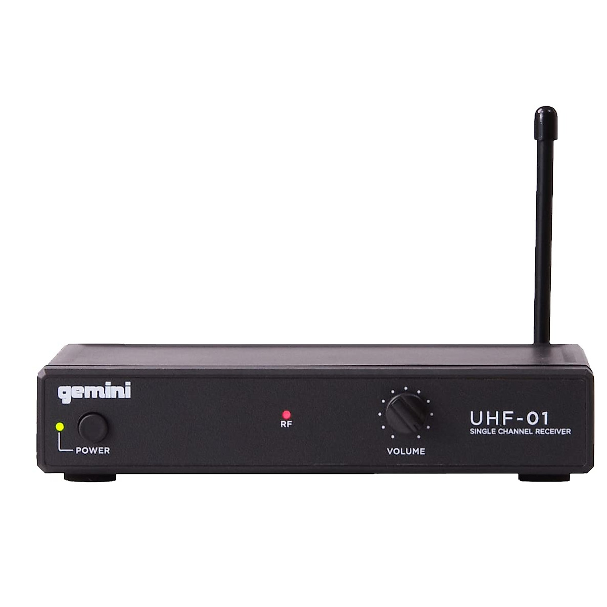 Gemini UHF-01M F1 Handheld Wireless Microphone System - Channel 1 - Professional Karaoke, DJ, and Podcast Mic