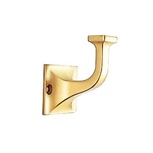 Hickory Hardware Forge Collection Coat Hooks, Wall Hooks for Hanging Coats, Hats, Towels, Robes and More, 2-3/4 Inch Long, Brushed Golden Brass, 1 Pack