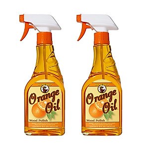 Howard Orange Oil 16 Ounce Two Bottles, Orange Wood Cleaner, Antique Wood Conditioner