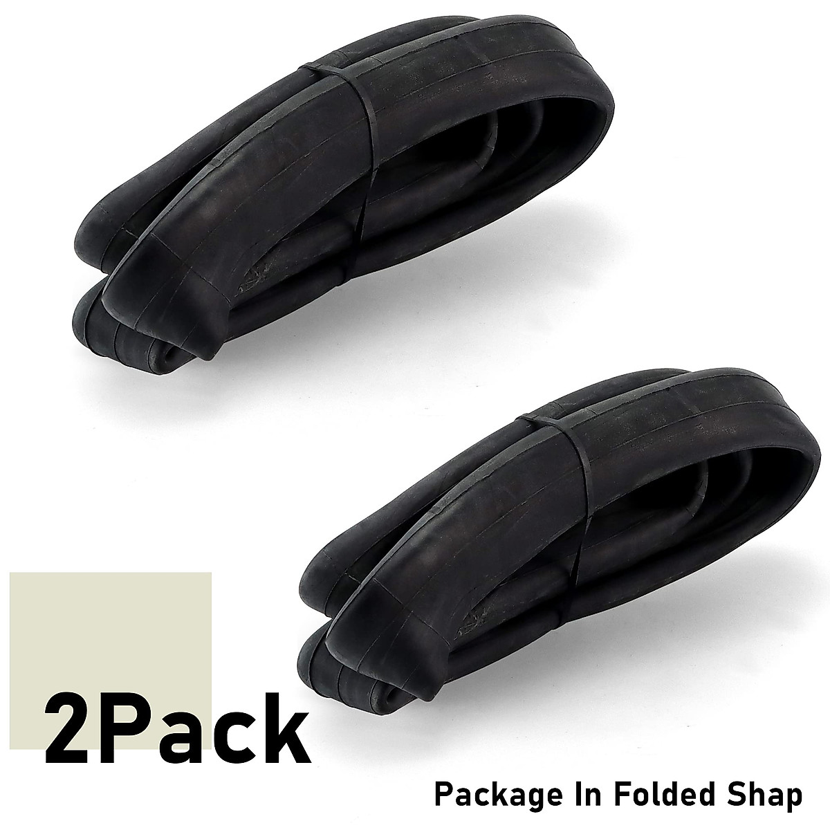 Vypart 16" Back Inner Tubes fit for Baby Trend Jogger,16'' x 1.5/1.75 3.5mm Thicken Inner Tube Replacement fit for BOB Jogging Stroller Tire,Made of Heavy Duty Butyl Rubber,2 Packs