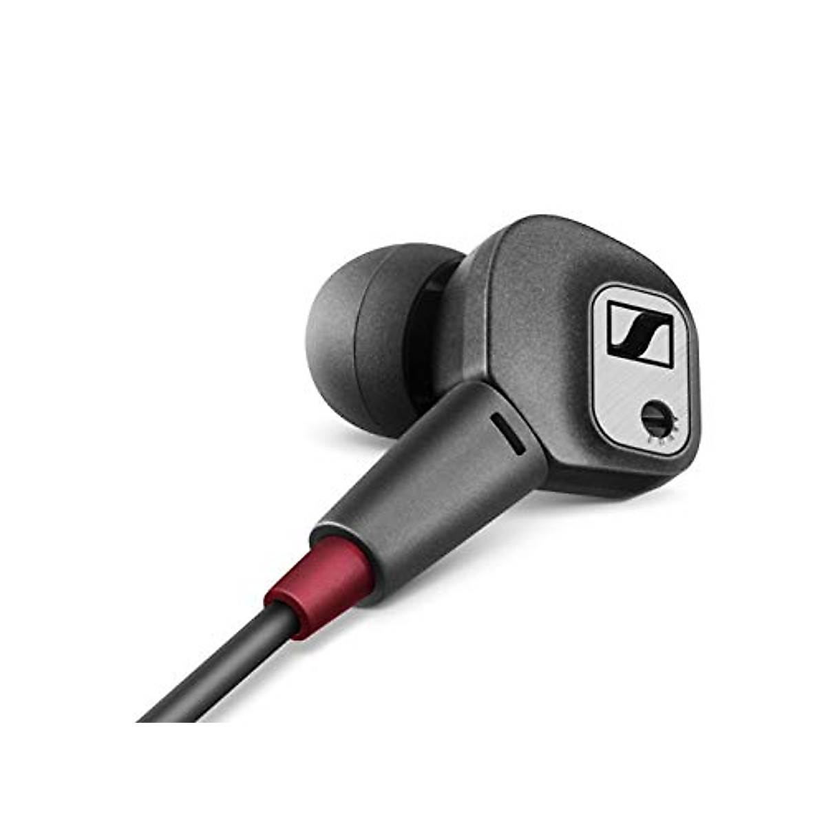 Sennheiser IE 80 S Adjustable Bass earbud Headphone, Black