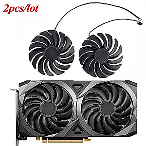 inRobert 95mm PLD10010S12HH RTX3060 RTX3070 GPU Fan for MSI RTX 3070 3060 Ti Ventus 2X Graphics Card Cooling Fan (Fan-B)
