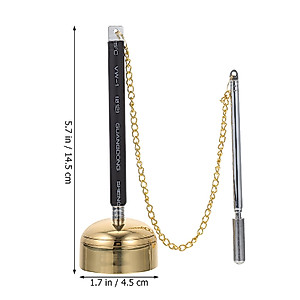 VOSAREA Tingsha Bell Buddhist Chime Meditation Chime Bells Buddhist Lucky Symbols Tingsha Cymbals Temple Dharma Ritual Utensil (S)