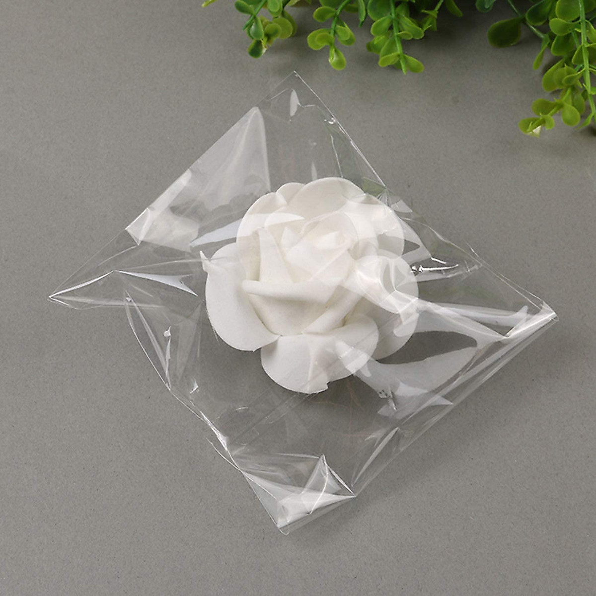 Morepack Clear Self Sealing Cellophane Bags,4x6 Inches 200 Pcs Cookie Bags Resealable Cellophane Bag for Packaging Cookies,Gifts,Favors, Products,Candy