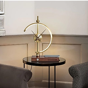 Nogy Desk Lamp with Wireless Charger • Desk Accessories Modern Desk Lamp with Charger • Desk Clock for Office • Desk Lamp with Clock • Art Deco Lamp • Office Desk Light • Dimmable