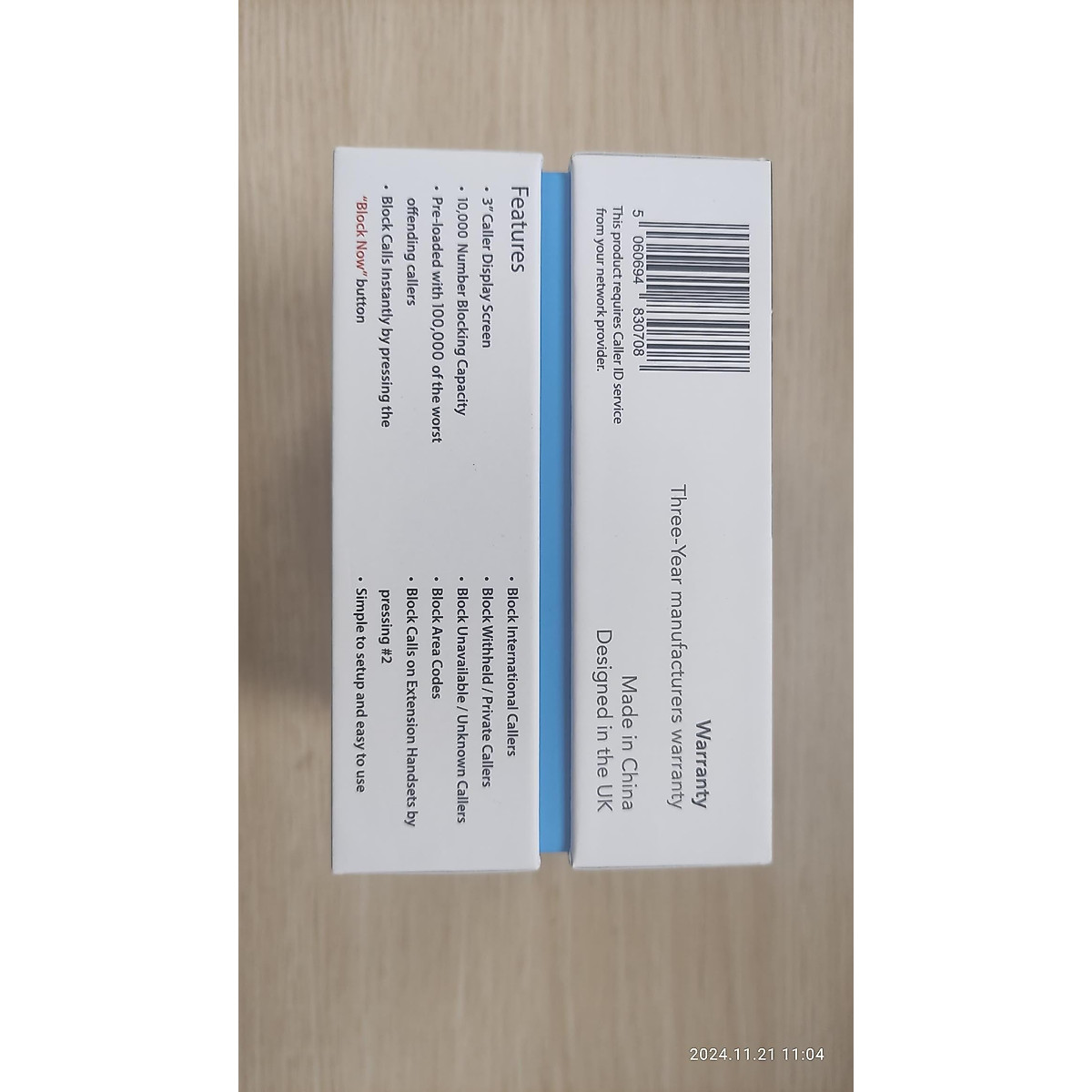CPR V100K Spam Call Blocker for Landline Phones – Stop All Unwanted Calls at a Touch of a Button - Scam Call Blocker for Home Phones