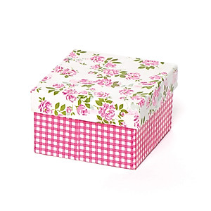 Baker Ross Box, for Kids to Paint, Decorate and Personalise for Arts and Crafts Activities (Pack of 6), 75mm x 75mm, Brown