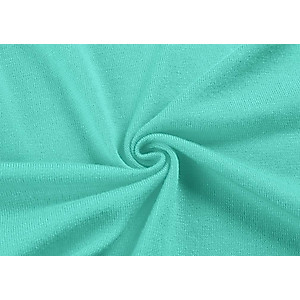 AAMILIFE Women's 3/4 Sleeve Cropped Cardigans Sweaters Jackets Open Front Short Shrugs for Dresses Mint Green S