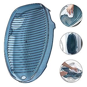 Angoily ser of 2 Washing Washboard Non- Washboard for Washing Clothes scrubbing Board for Home Clothes scrubbing Board Skid Washboard Home