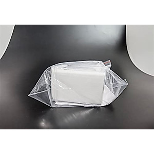 400 PCS Lash Extension Glue Wipes EBANKU Lint Free Glue Cleaning Cotton Pads for Eyelash Extensions Non Woven Nail Polish Remover Wipe Supplies - White