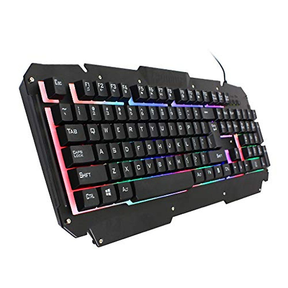 Hibye USB Wired Backlit Gaming Keyboard Mechanical Keyboard for Computer PC Laptop Game Player Equipment Accessories Keyboard Mouse Combo