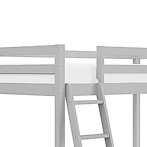 Hillsdale Furniture Caspian Twin Loft Bed, Gray