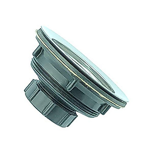 Basket Strainer 4 Inch Kitchen Sink Steel Drain with ABS Base and Removable Strainer Assembly, For American Standard Kitchen Sink With 3-1/2 Inch Drain Hole